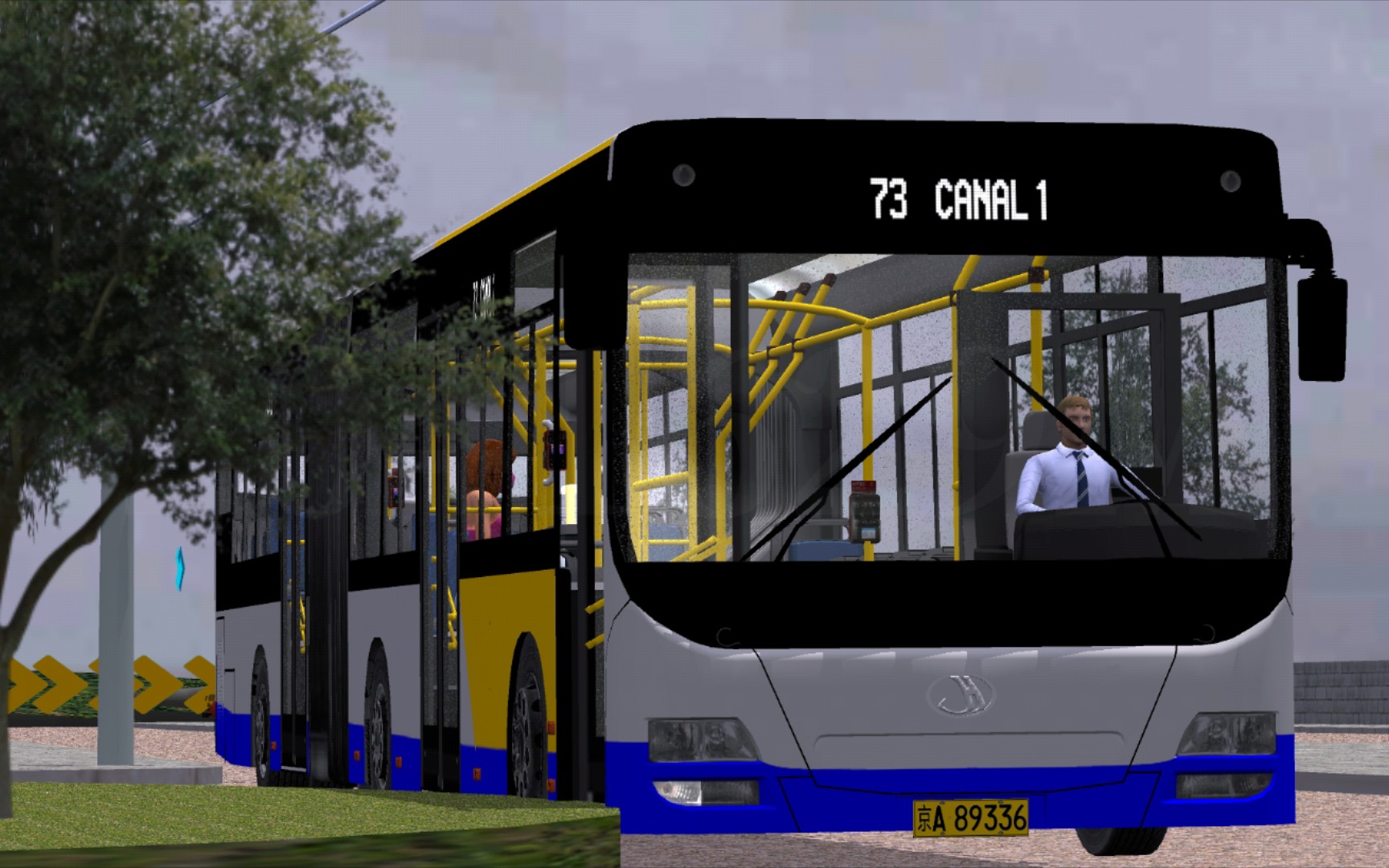 [PBSU]京华小京后BK6150K上线在无轨电车地图的73A/B线上(A是瞎...