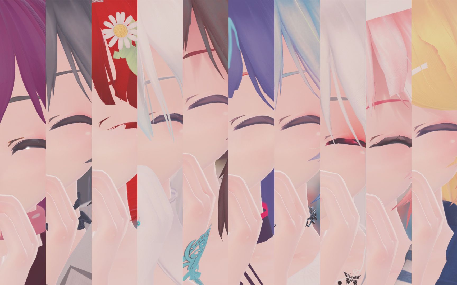 【MMD】中日虚拟歌姬共同演唱star night snow