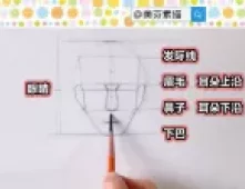 教大家一种快速画人脸比例的小技巧!素描人像超实用干货教程!