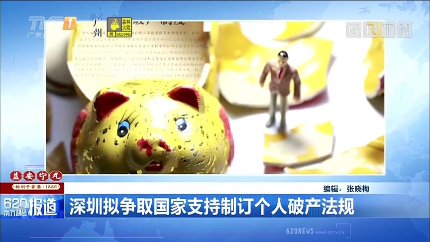 深圳拟争取国家支持制订个人破产法规