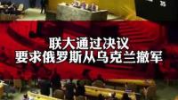 联大紧急特别会议通过乌局势决议草案,要求俄罗斯立即无条件撤军。...