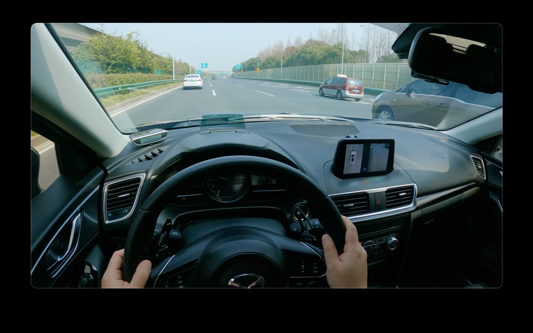 「POV第一视角开车」日常开车,只开车不说话,看看Up主变道规范不?