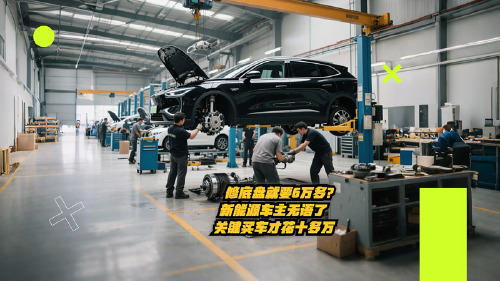 十万买车修车竟花六万!新能源车主集体破防:这底盘谁修得起?