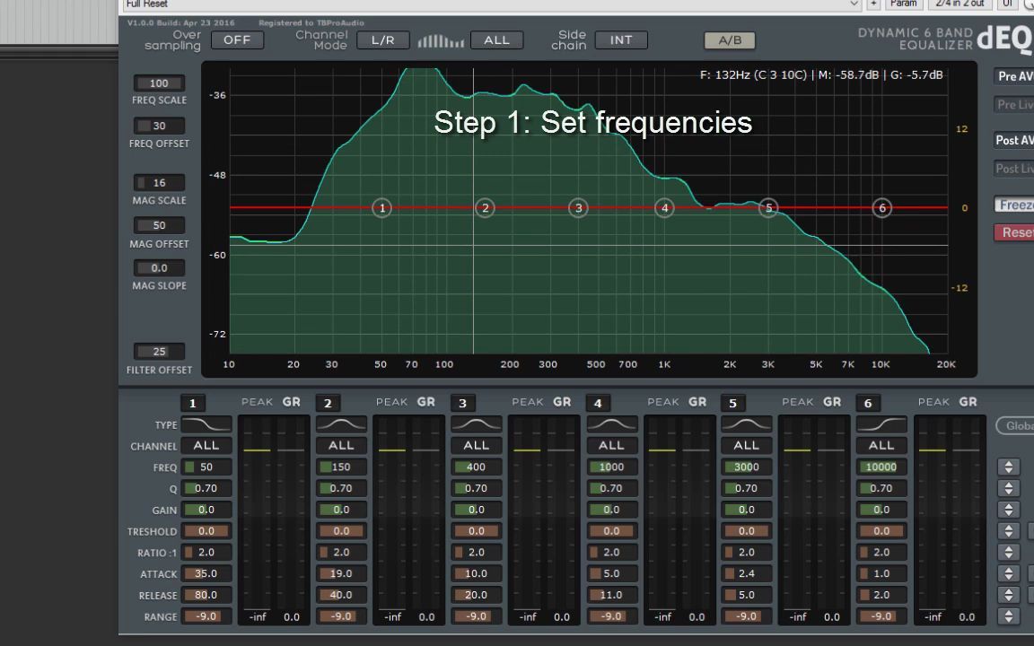 音乐插件:TBProAudio dEQ6 for Mac(动态均衡器插件)