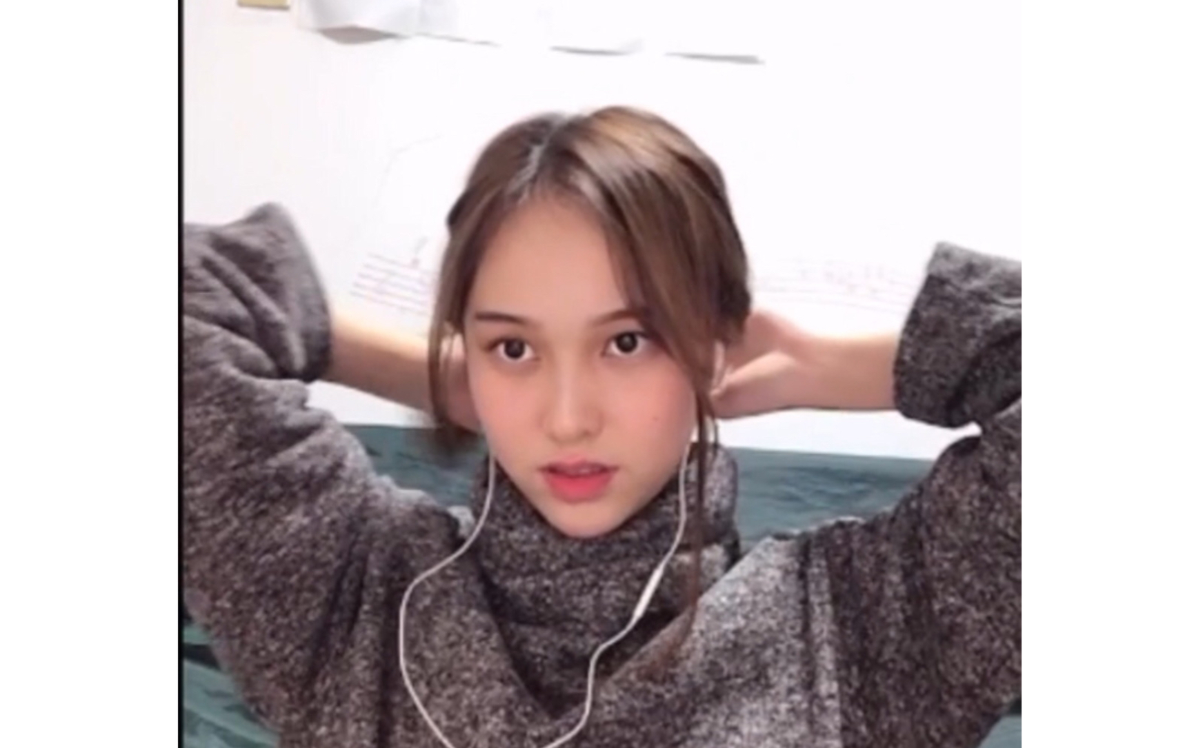 昨天直播讲力学板块模型时你们有人问我要的扎头发片段。