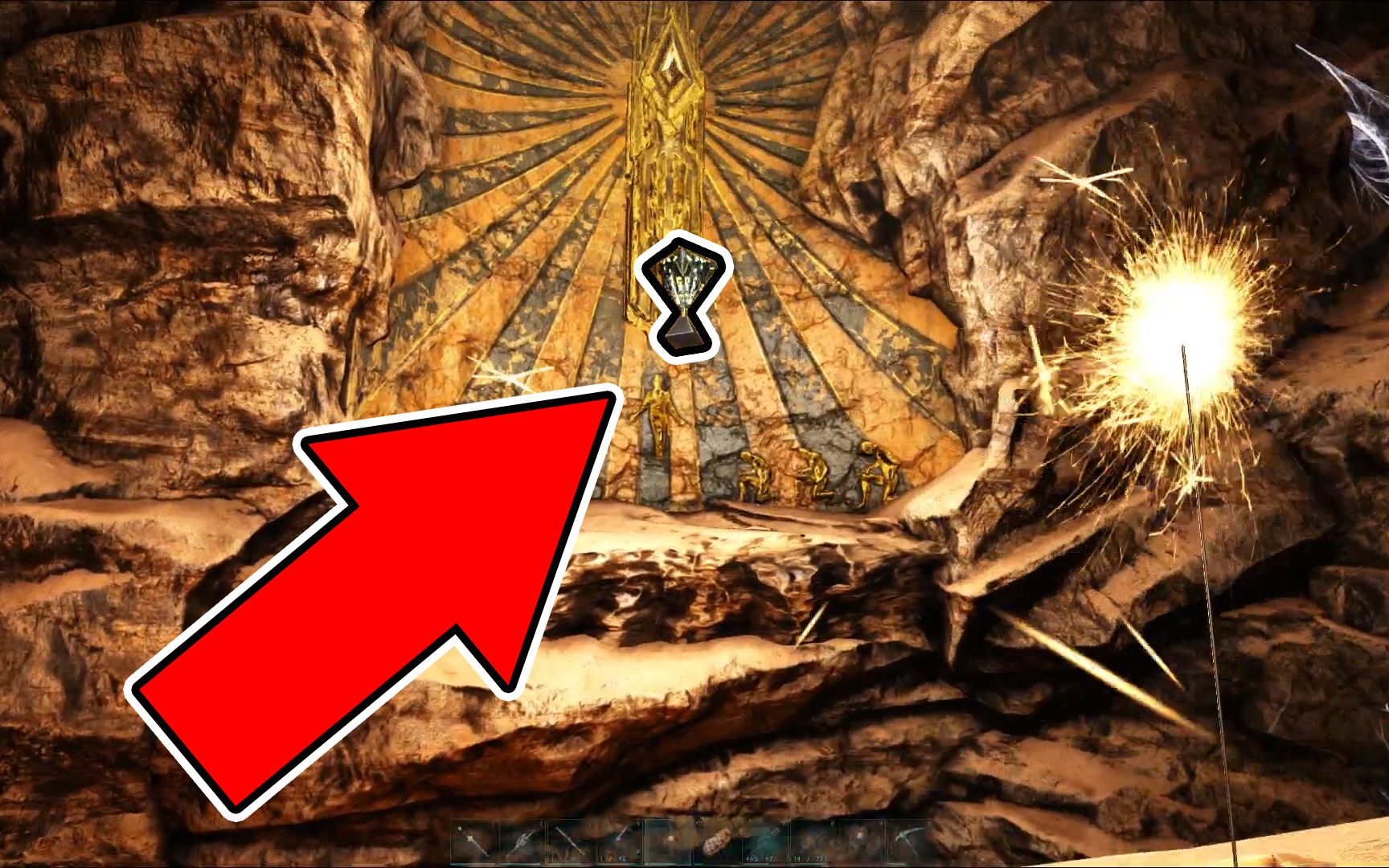 ARK焦土10:看的见拿不着的神器?焦土最安全的洞穴