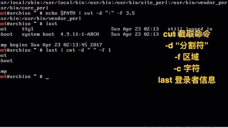 每日linux cut命令