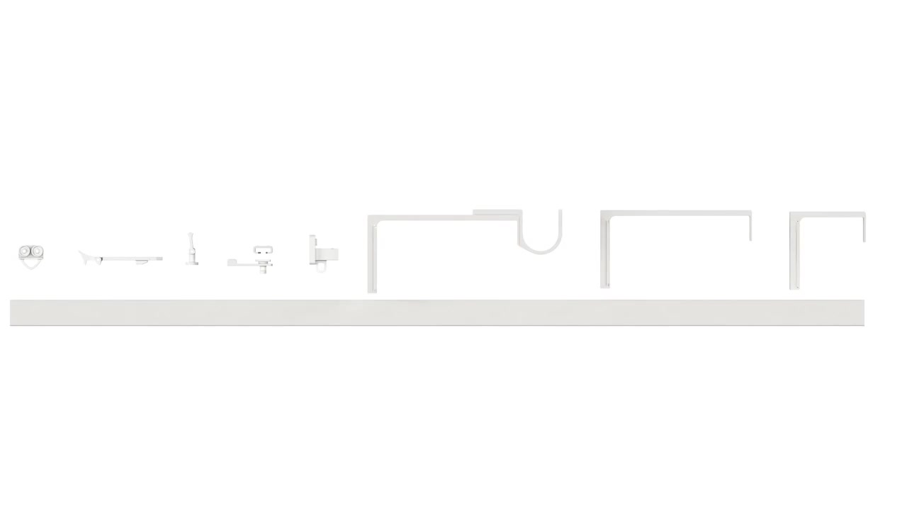 如何安装宜家 维德加 窗帘杆 轨道 HOW TO INSTALL IKEA VIDGA ...