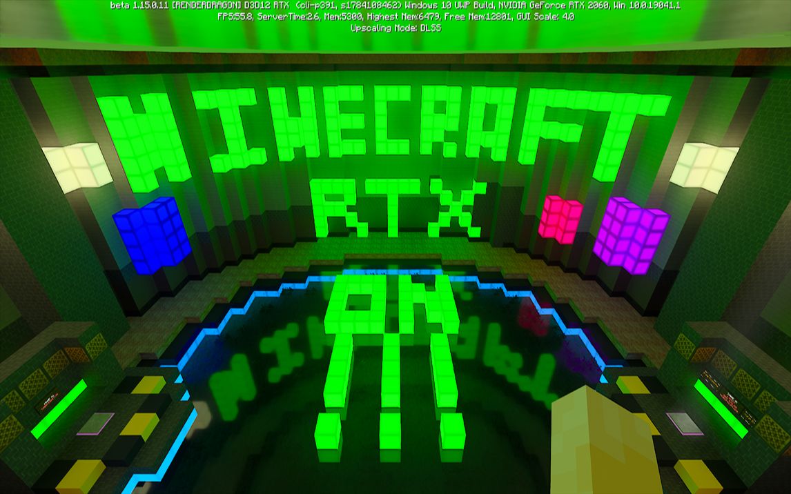 笔记本RTX2060无用?RTX ON!马上让我的世界变成别人的世界~