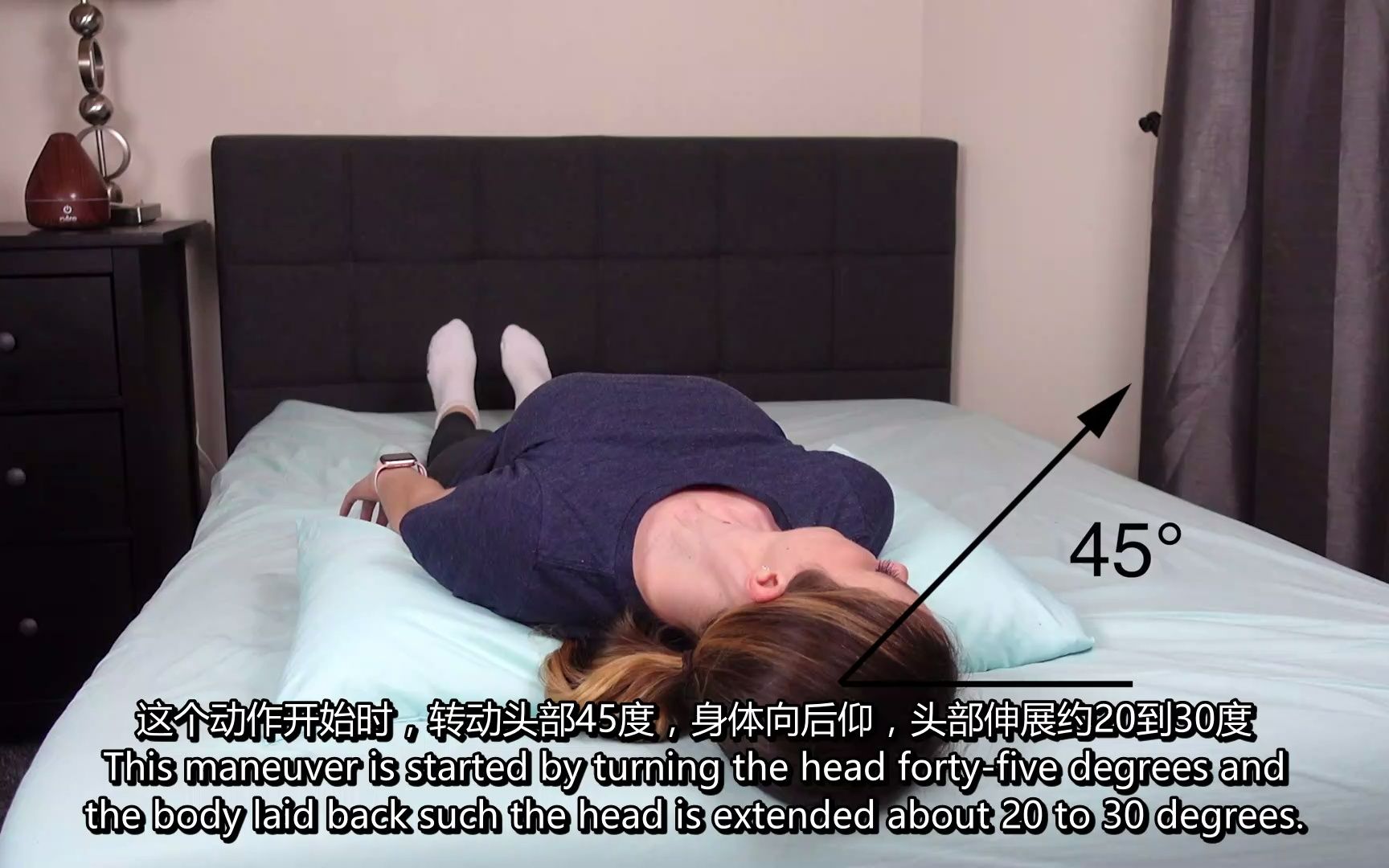 Epley手法_治疗良性阵发性位置性眩晕(后半规管)