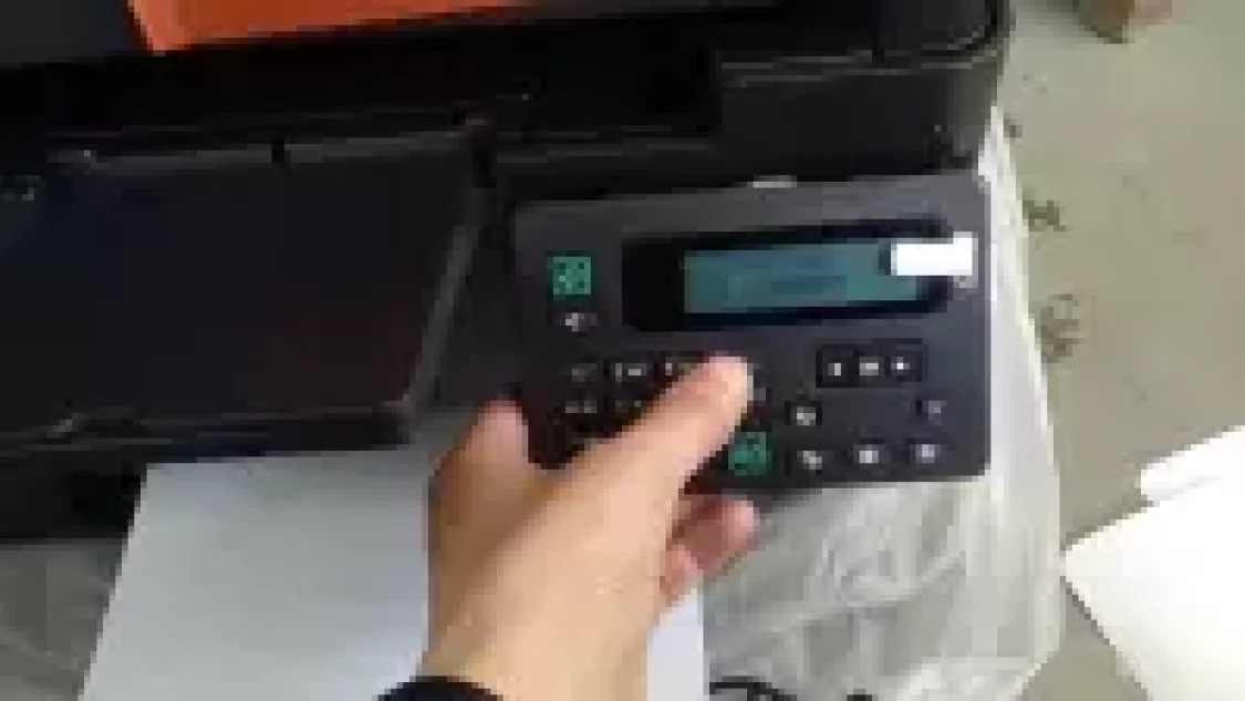hp128f打印机安装和换硒鼓打计数器教程
