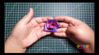 小玫瑰花折纸教程 手工课折纸教程