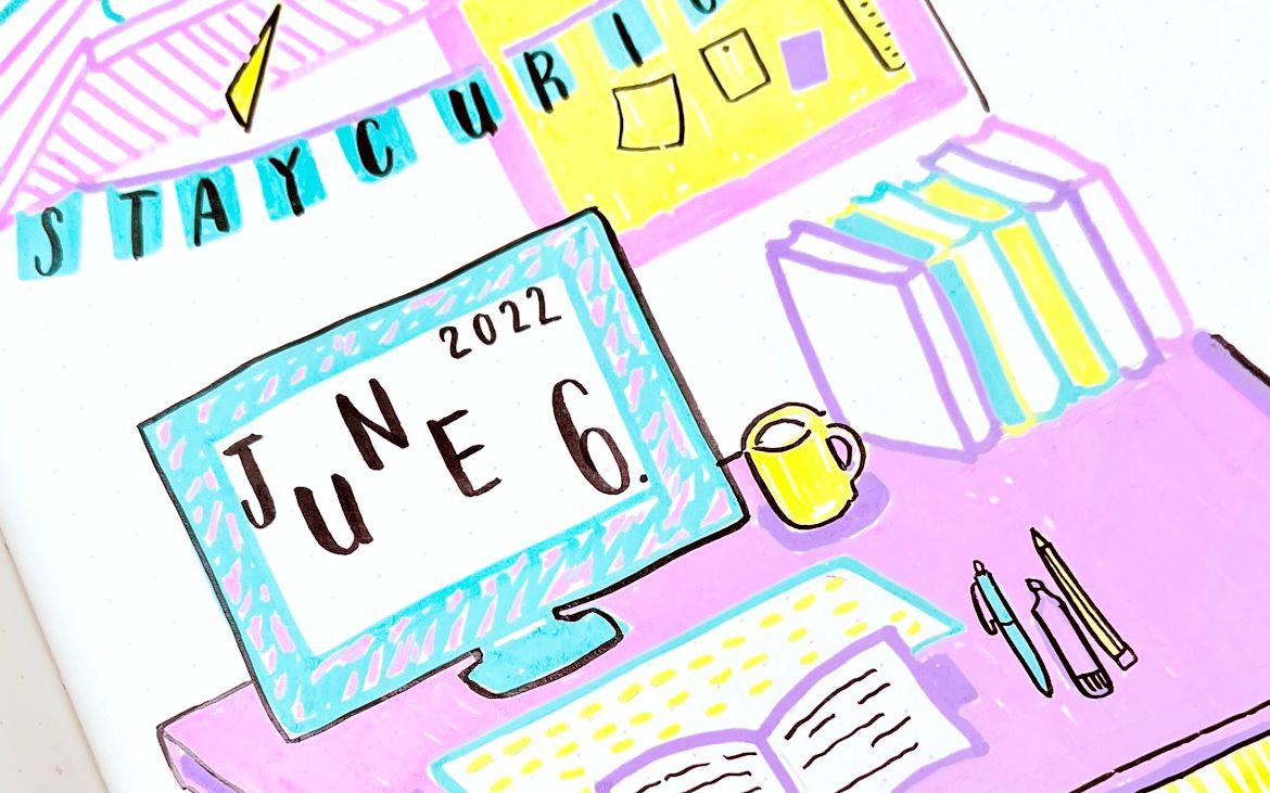 6月bujo 家的角落 幼稚画风喜迎儿童节 介绍一种好玩的任务管理方法 ...