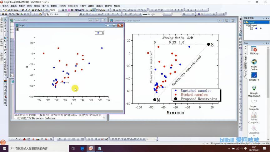 Origin作图教程33-向图中添加新数据图2