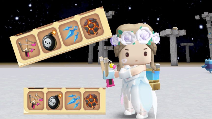 迷你世界测试服 太空新武器,准备好迷你豆解锁吧