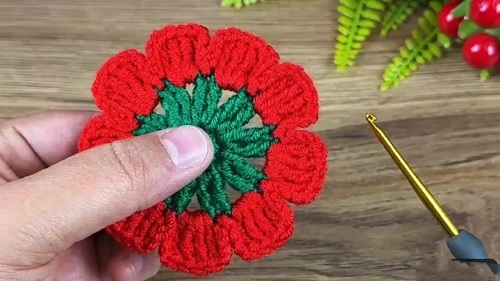 毛线花朵轻松搞定,新手也能玩转