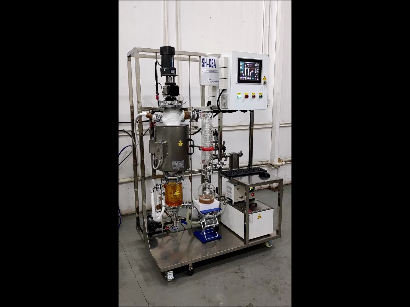 DEA-BM-10-T 薄膜蒸发器利用加热和真空技术