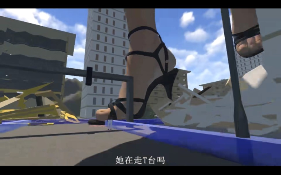 女巨人模拟器:女巨人冲进城市毁灭街道,能从她脚下逃生吗?_单机游戏...
