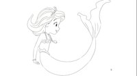 [小林简笔画]绘画动画片《苏菲亚公主》中的苏菲亚之美人鱼公主卡通...