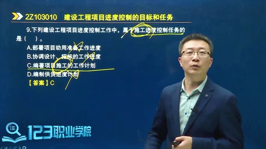 二建考试:在进行建设工程项目总进度目标控制前,先应该做什么?