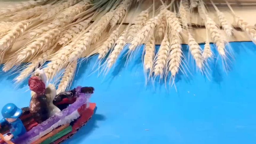 来,幼儿中班小朋友,挺有趣#少儿美术教育 #定格动画