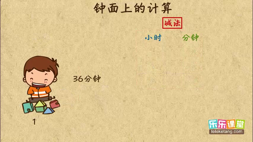 杯赛必学 小学奥数一年级 钟面上的计算(下)