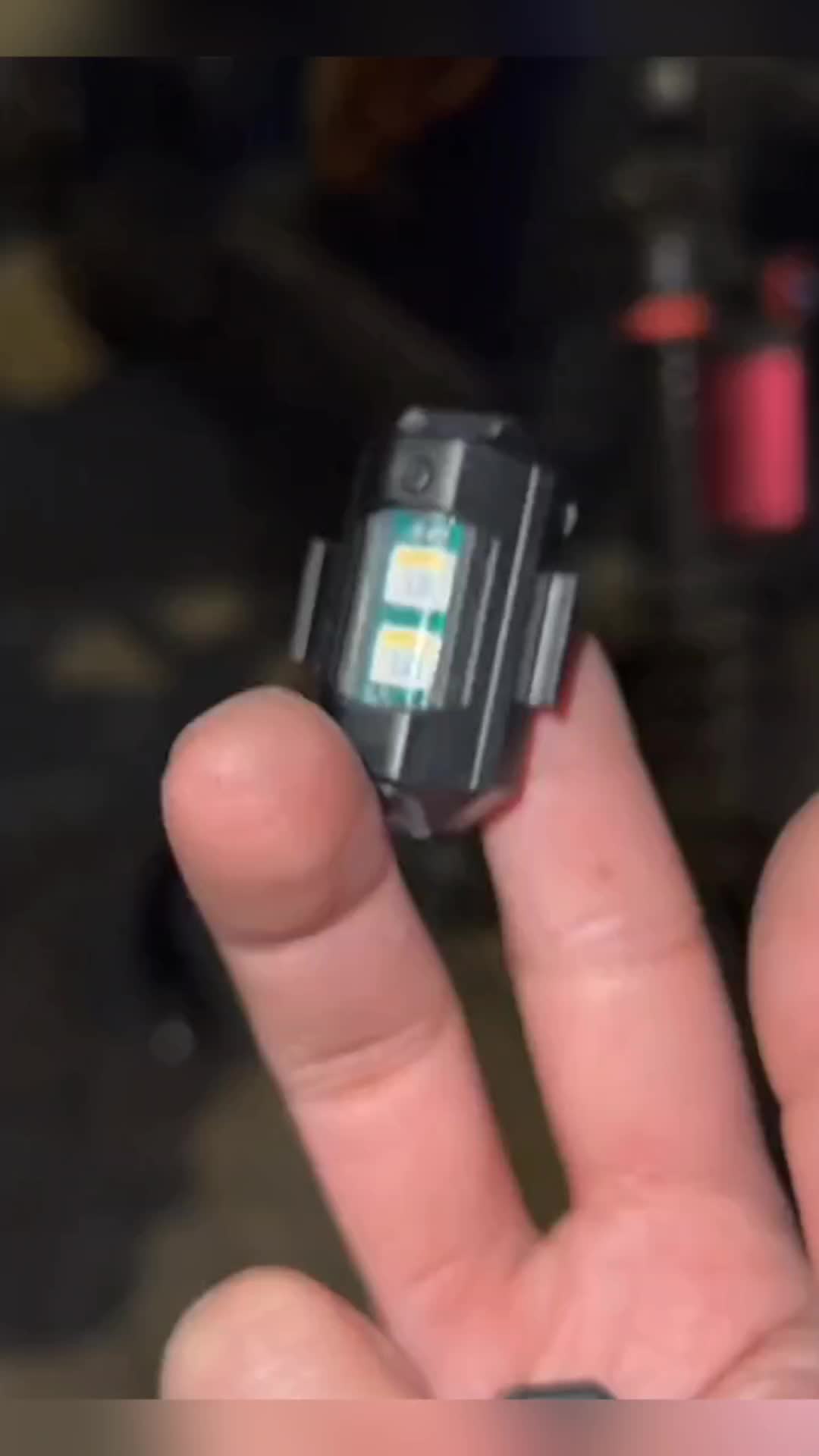 爆闪灯汽车摩托电动车飞机灯改装无人机爆闪灯自行车夜航灯户外警示...