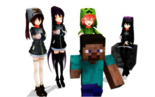 【MMD】和娘化版的MC怪物来跳极乐净土吧!