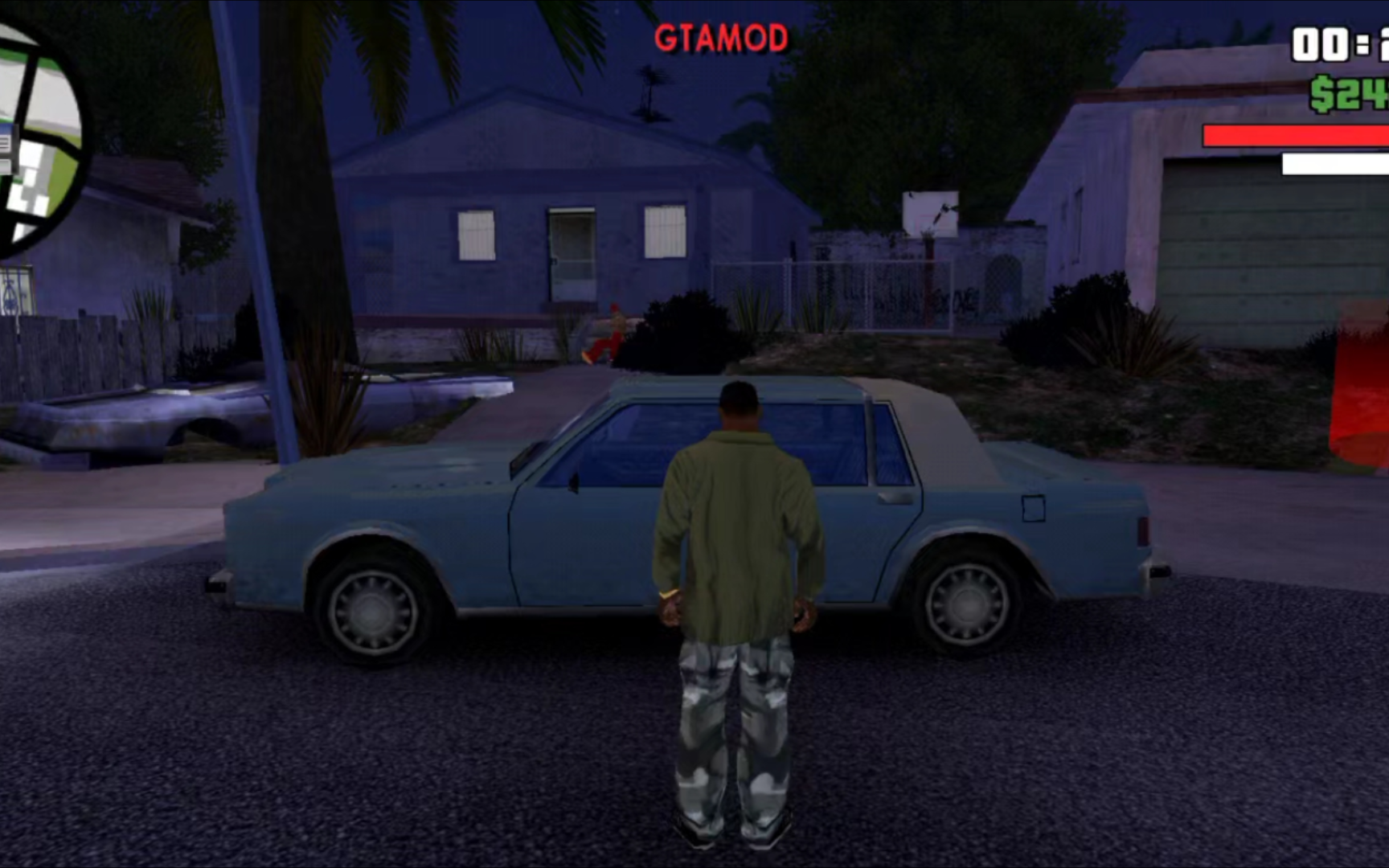 圣安地列斯手机版加了mod后的效果