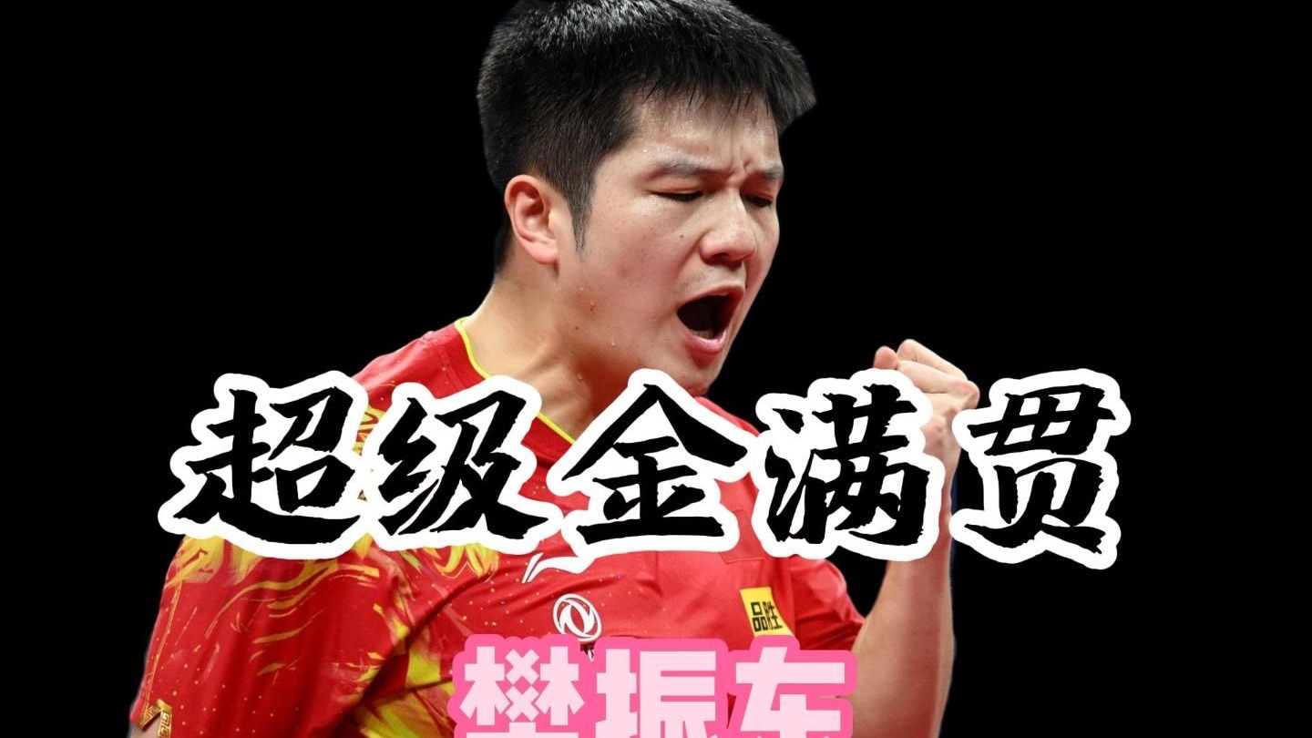 樊振东的超级金满贯之路,虽然艰辛但每一步都踏实