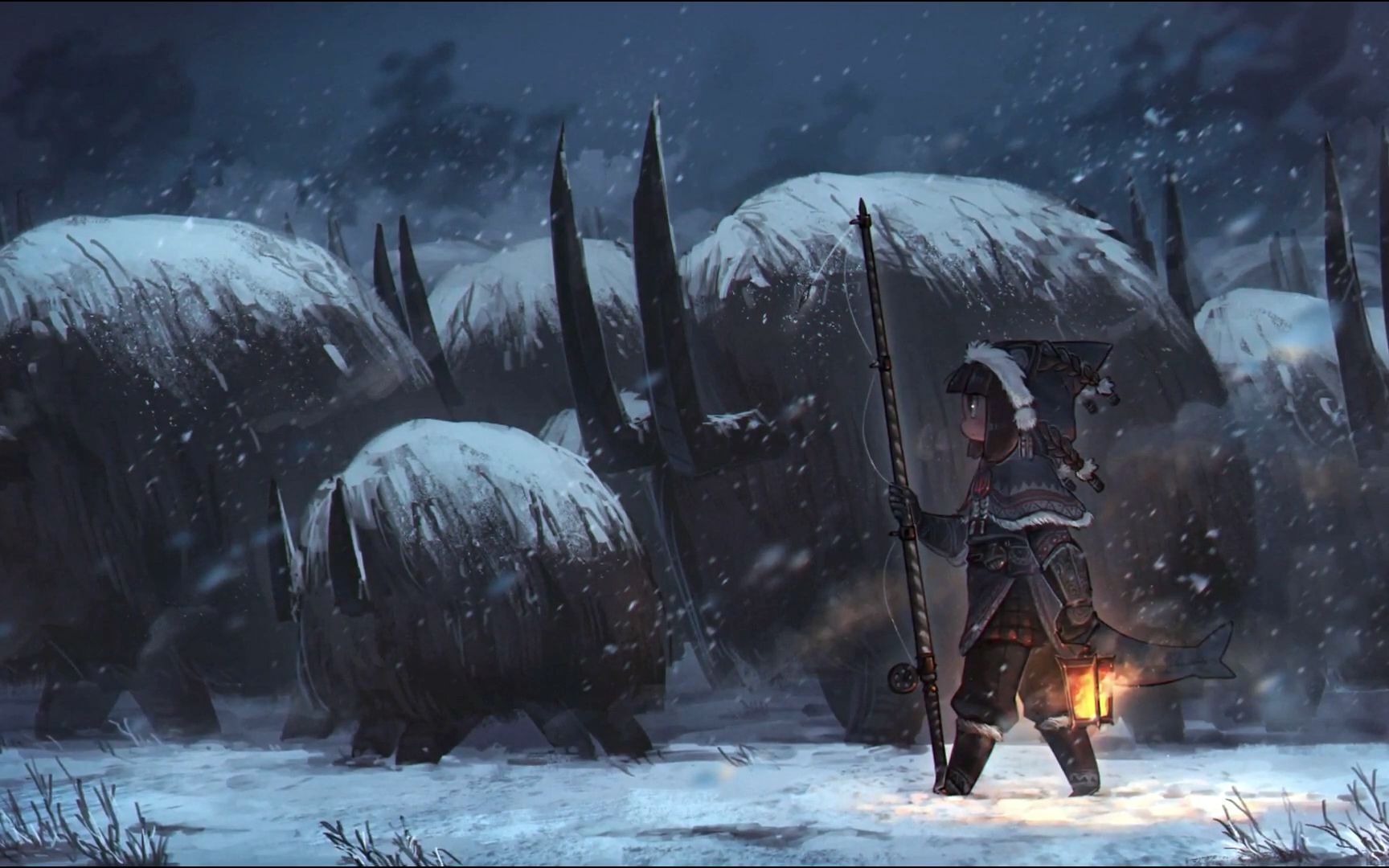 Porforever-牧羊人绘画过程与美人