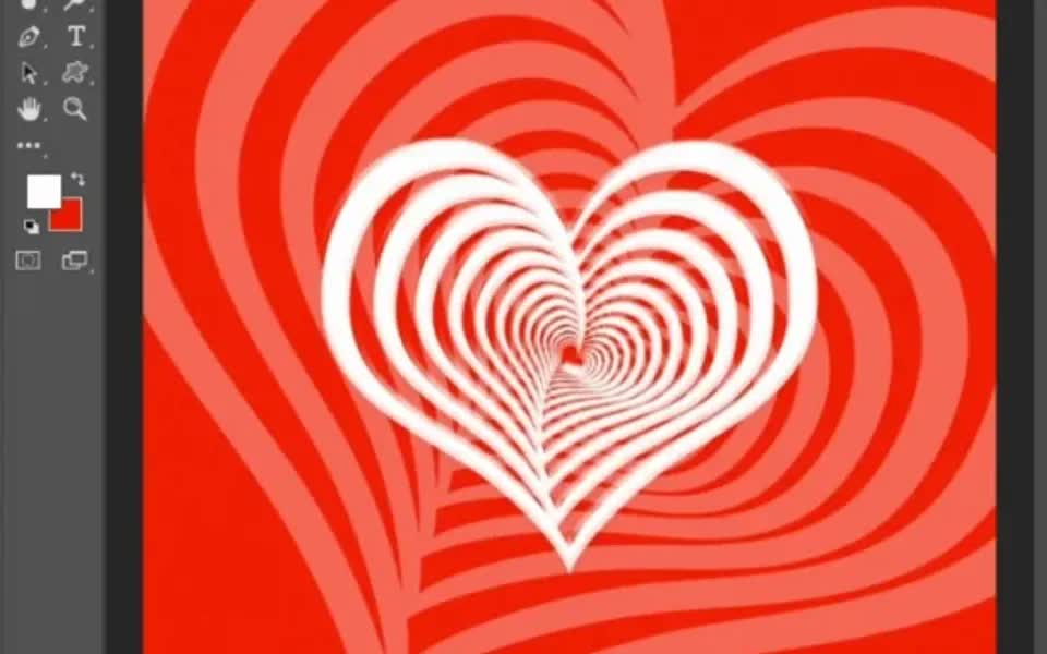 ps制作心形效果,每天一个小技巧