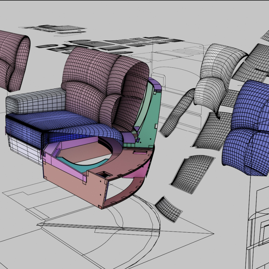 禾清科技沙发3D打样 