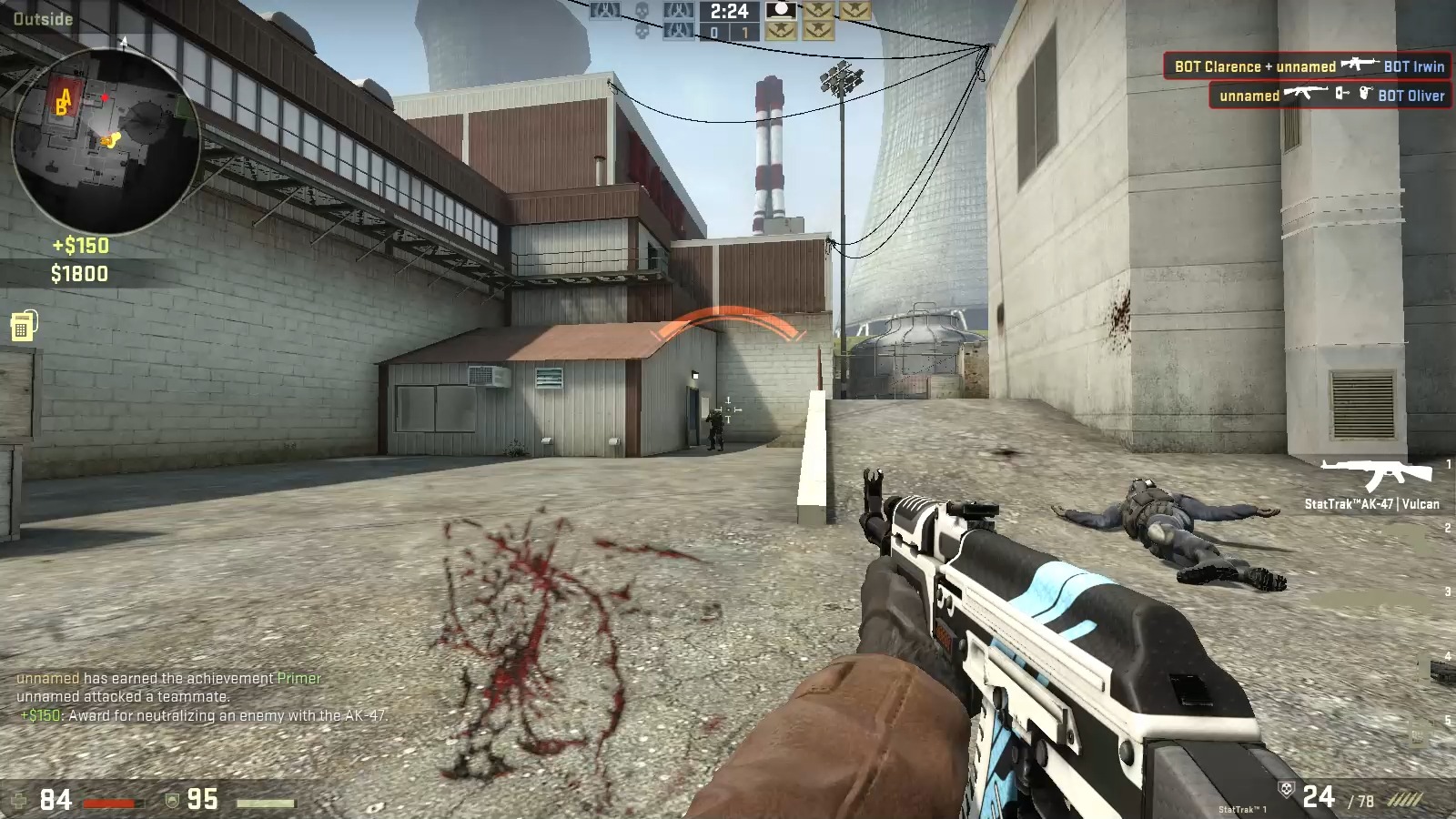 在电脑里翻到个旧版CSGO.