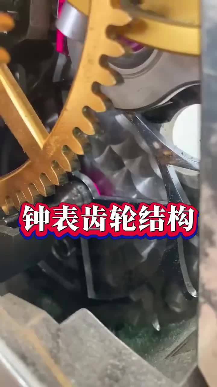 钟表精密齿轮结构