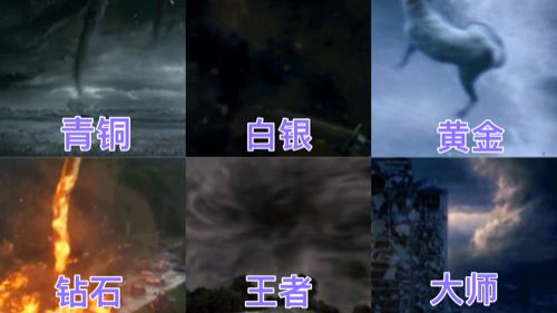 假如电影中龙卷风有段位,段位越高破坏力越强,鲨鱼从天而降