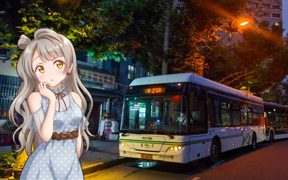...POV 149:巴士一公司25路无轨电车 南崇明路→平凉路军工路 前面展望