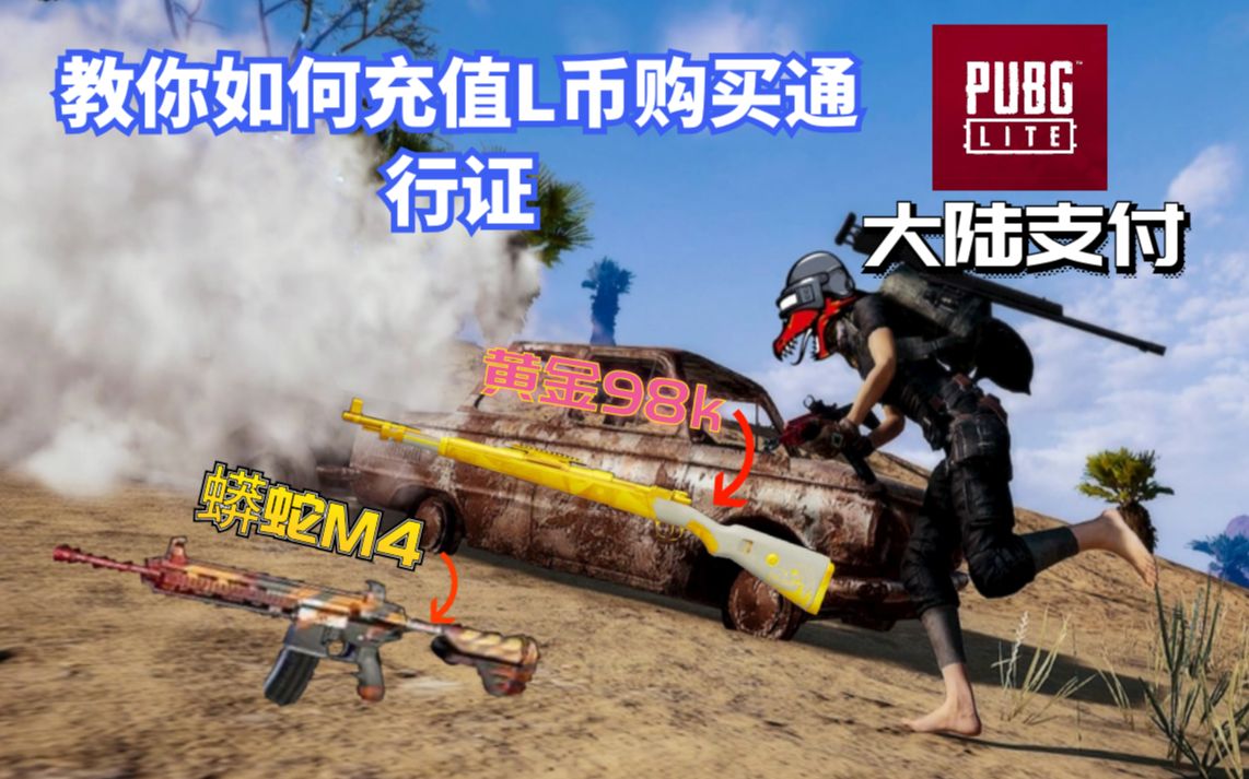 某小伙教你如何充值PUBGLITE通行证