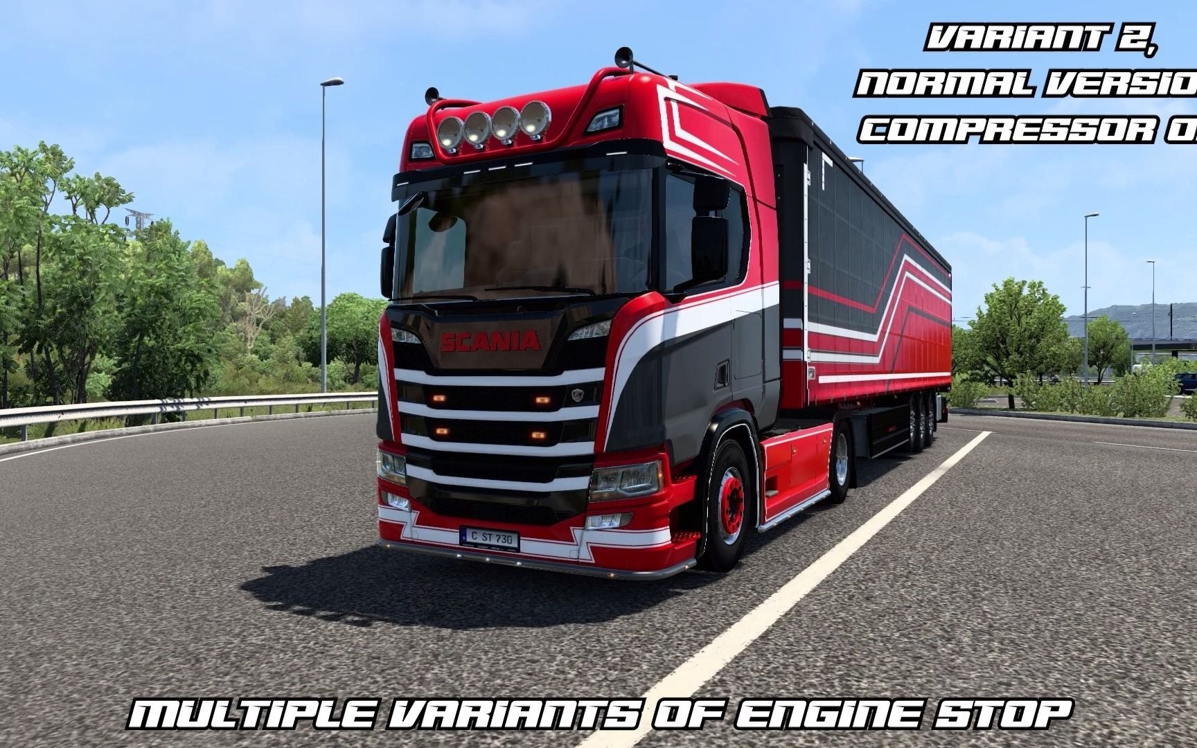 欧卡2Mod:MAX的小斯I6声音包(最终版)SCANIA NextGen I6 sound ...
