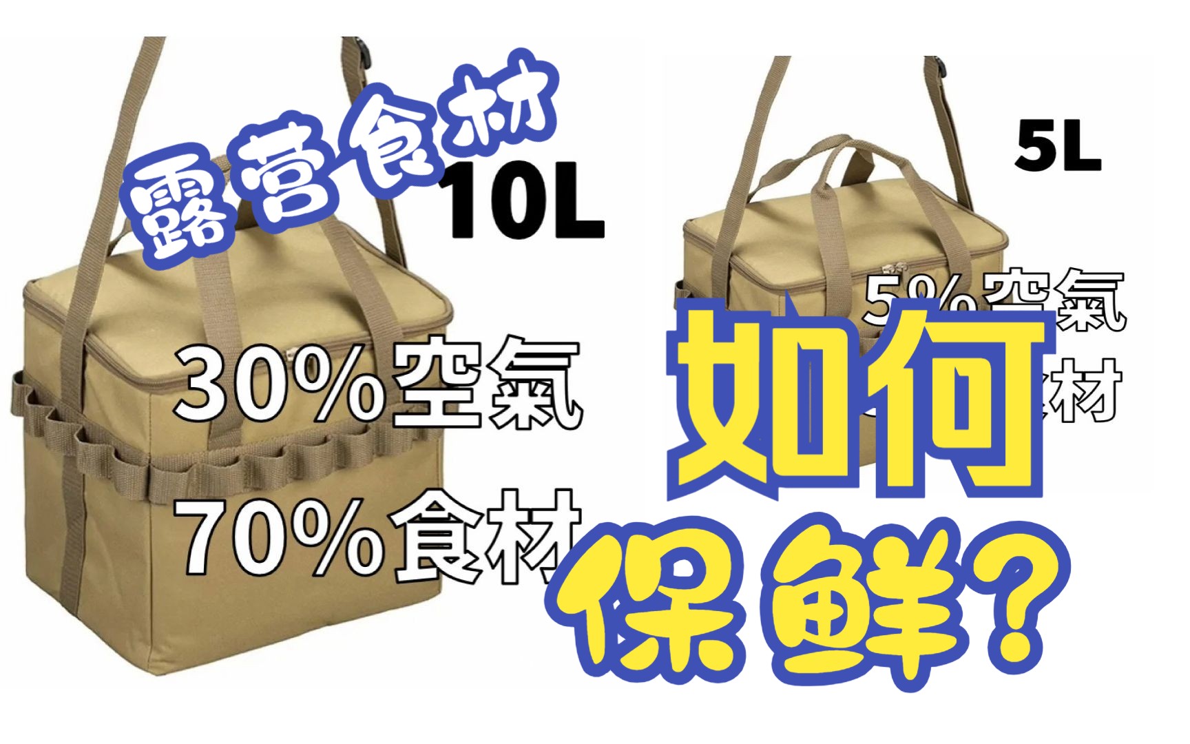 ...食材如何保鲜? ❄️大创小物 | 机车露营 | 单人露营 | 露营冰箱 | 保冷袋