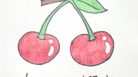 杨桃妈妈简笔画cherry樱桃车厘子