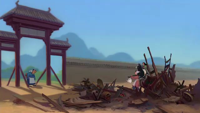 就喜欢这部动画片版的花木兰,好好看ߑ