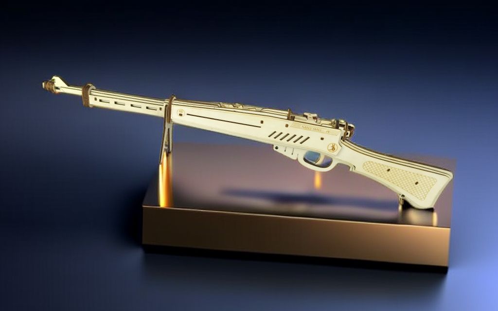 木质汉阳步枪拼装视频