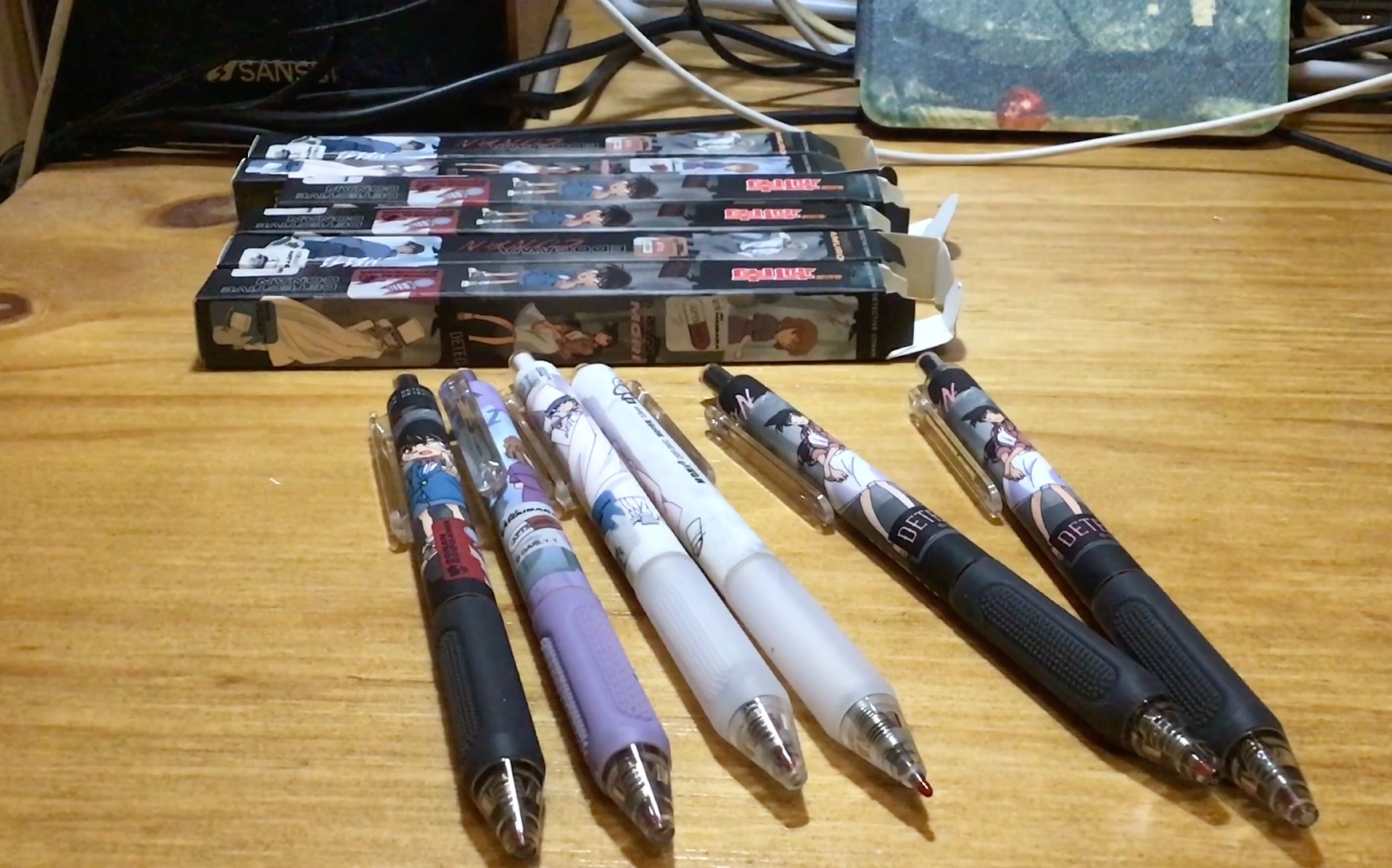 柯南基德一发入魂!开箱晨光柯南限定按动笔盲盒