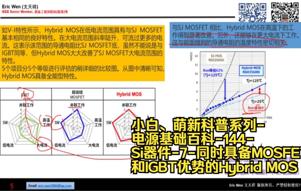 ...基础百科-144-Si器件-7-同时具备MOSFET和IGBT优势的Hybrid MOS