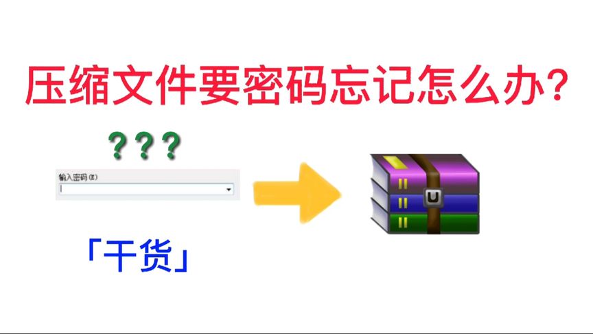 「干货」压缩文件密码文件怎么办?教你打开