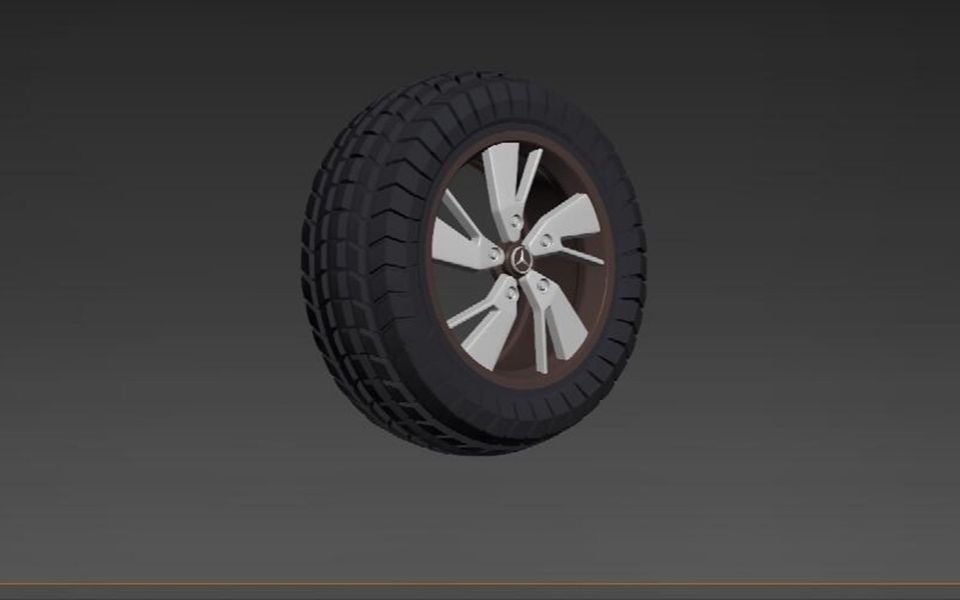 【3Dmax教学】教你如何从零开始学建模做悍马轮胎!