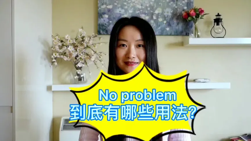 No problem 到底有哪些用法?快来学学吧!#英语日常口语