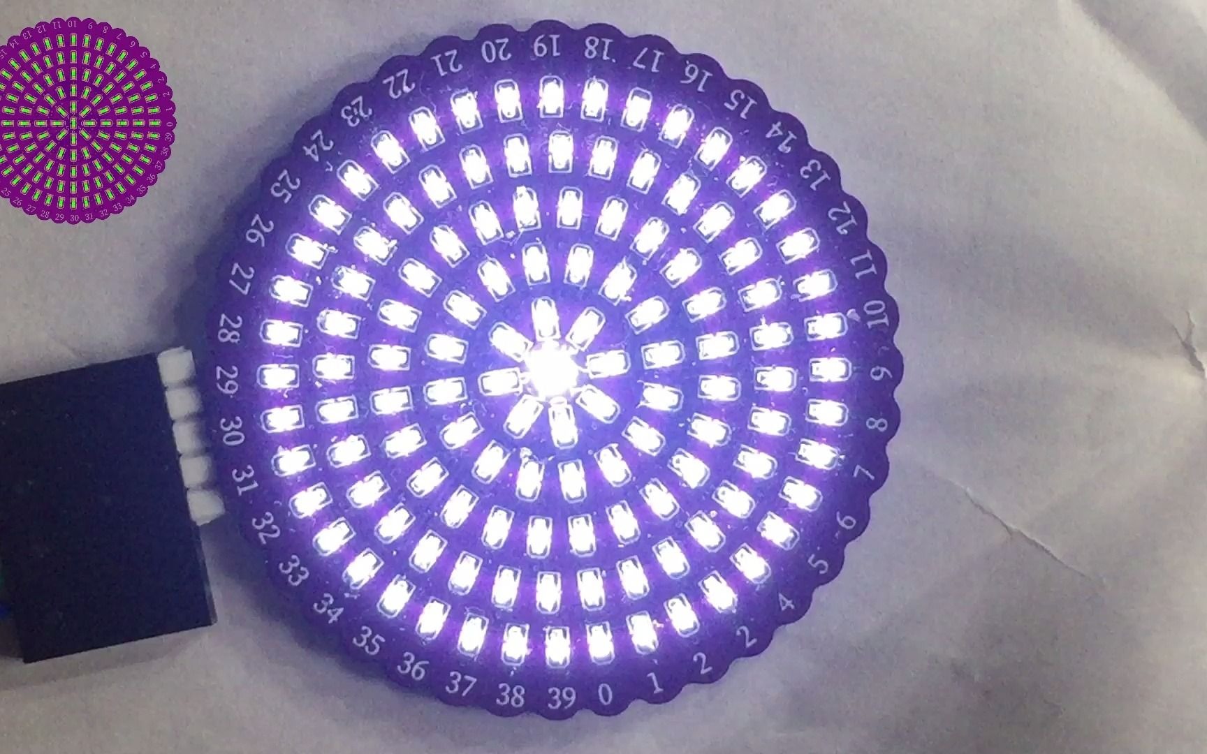 【创意PCB】圆形阵列LED模块