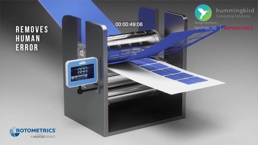 标签模切,圆对圆模切,抵辊高度精密调节,MAXCESS